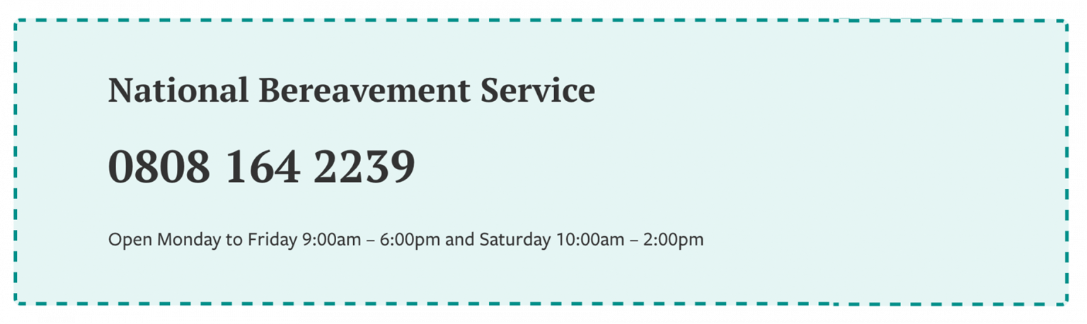 Bereavement Support - Simply Funerals